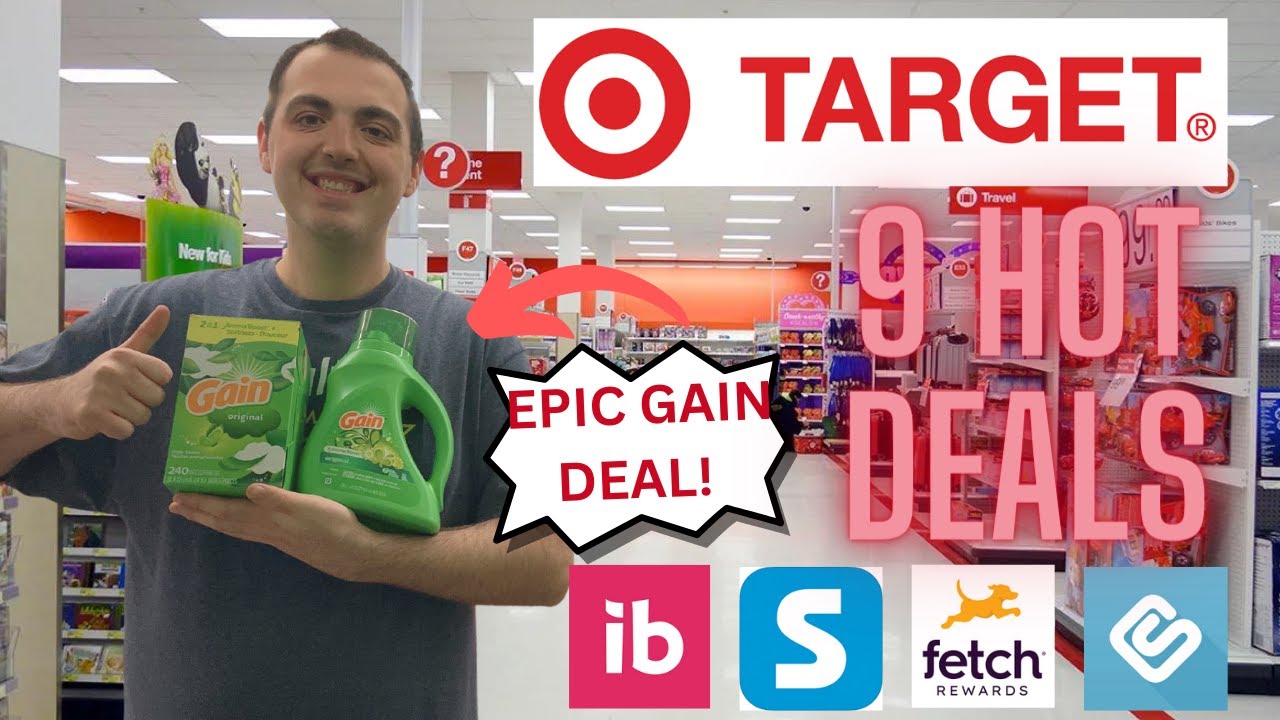 9 HOT TARGET COUPONING DEALS! ~ CRAZY EPIC GAIN DEAL & MORE! ~ 08/20/23 ...