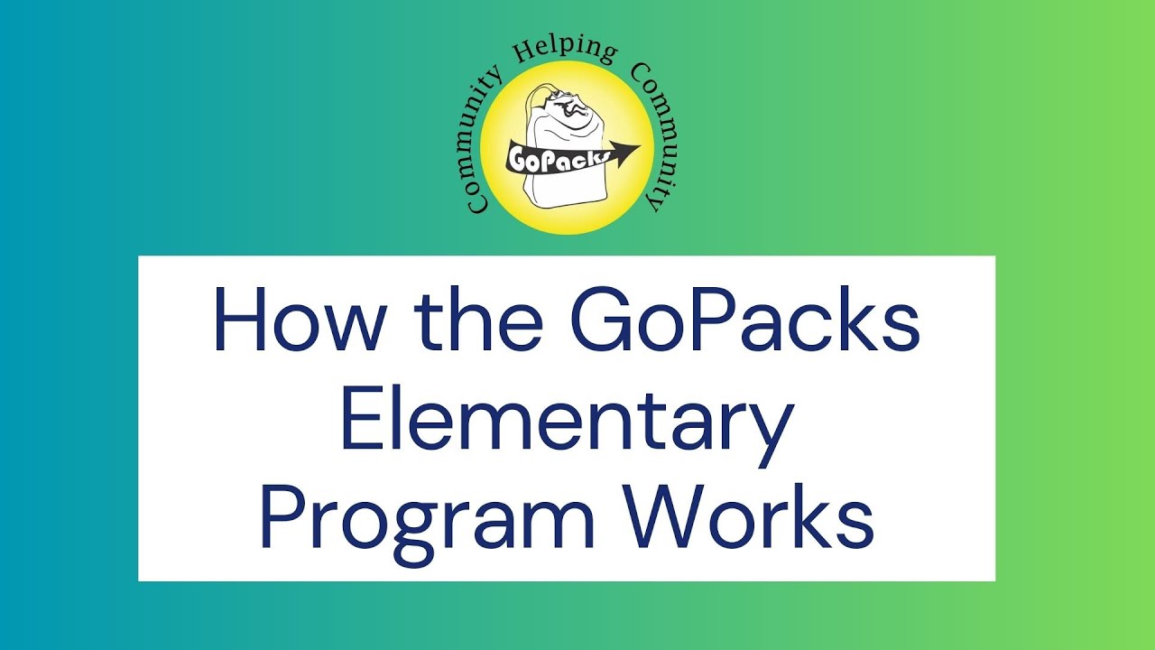 How the GoPacks Elementary Program Works - YouTube