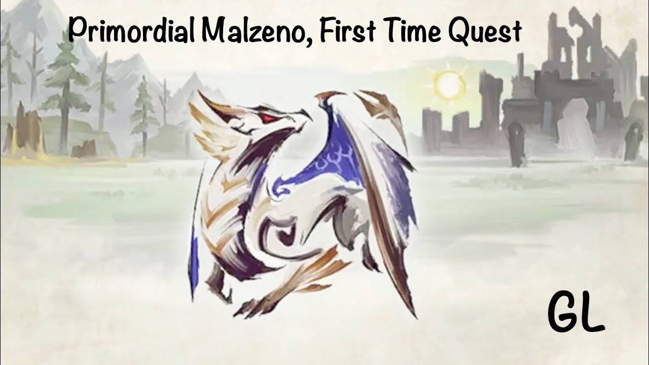 Monster Hunter Rise Sunbreak Primordial Malzeno First Time Quest GL ...