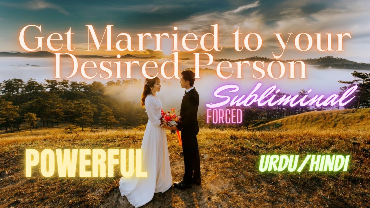 Marriage subliminal | Marriage proposal| Marriage subliminal Booster ...