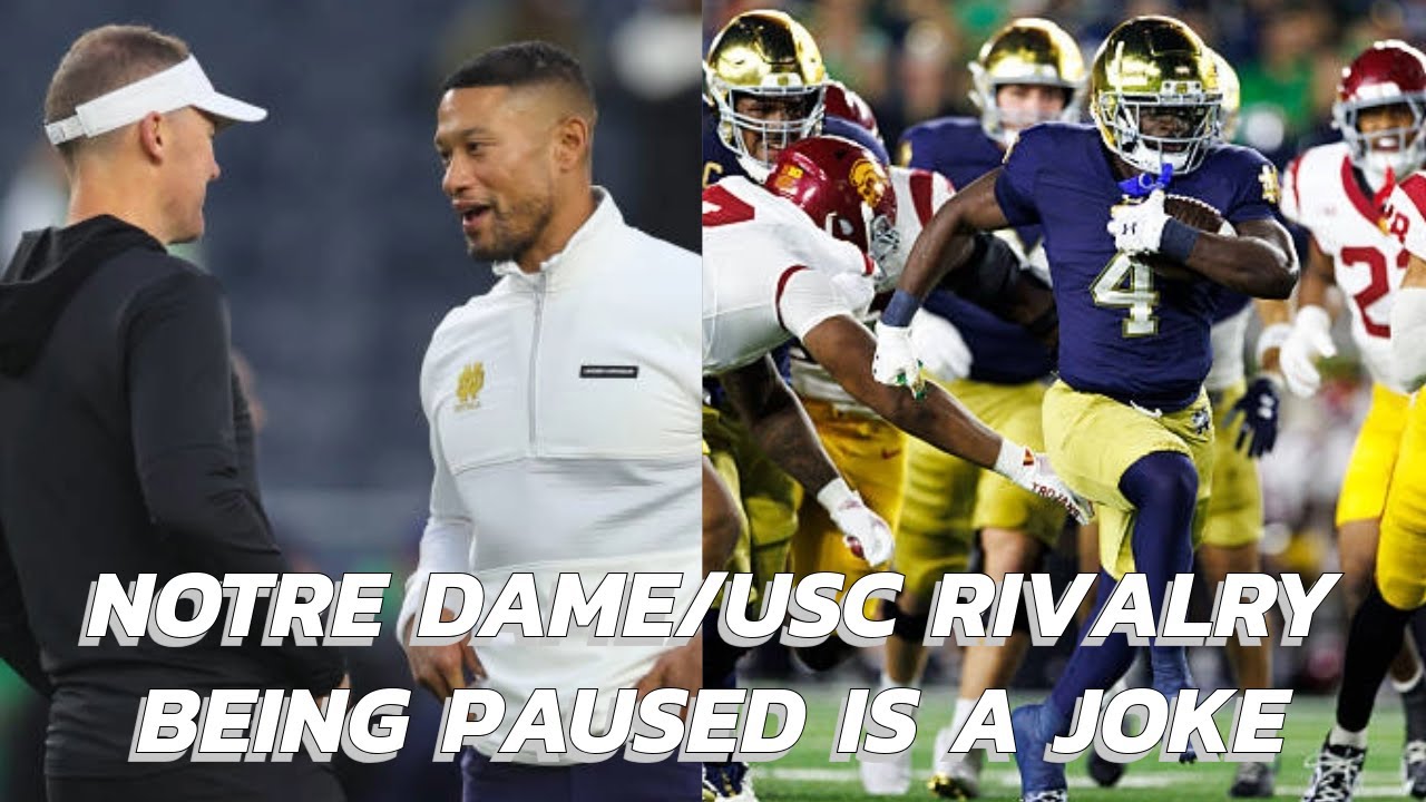 Notre Dame/USC Rivalry Game Being Paused is a Joke! - YouTube
