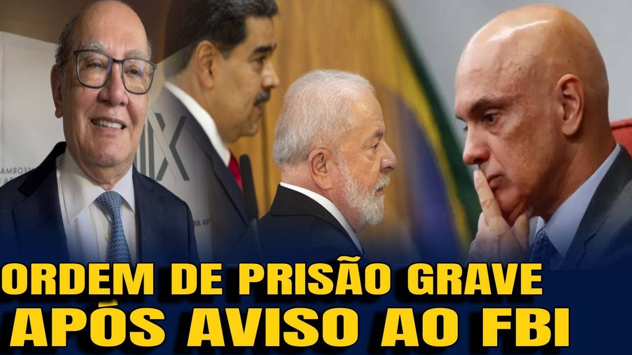 #4 ORDEM DE PRISÃO - CONTRA ATAQUE APOS AVISO AO FBI MORAES CRITICAD ...