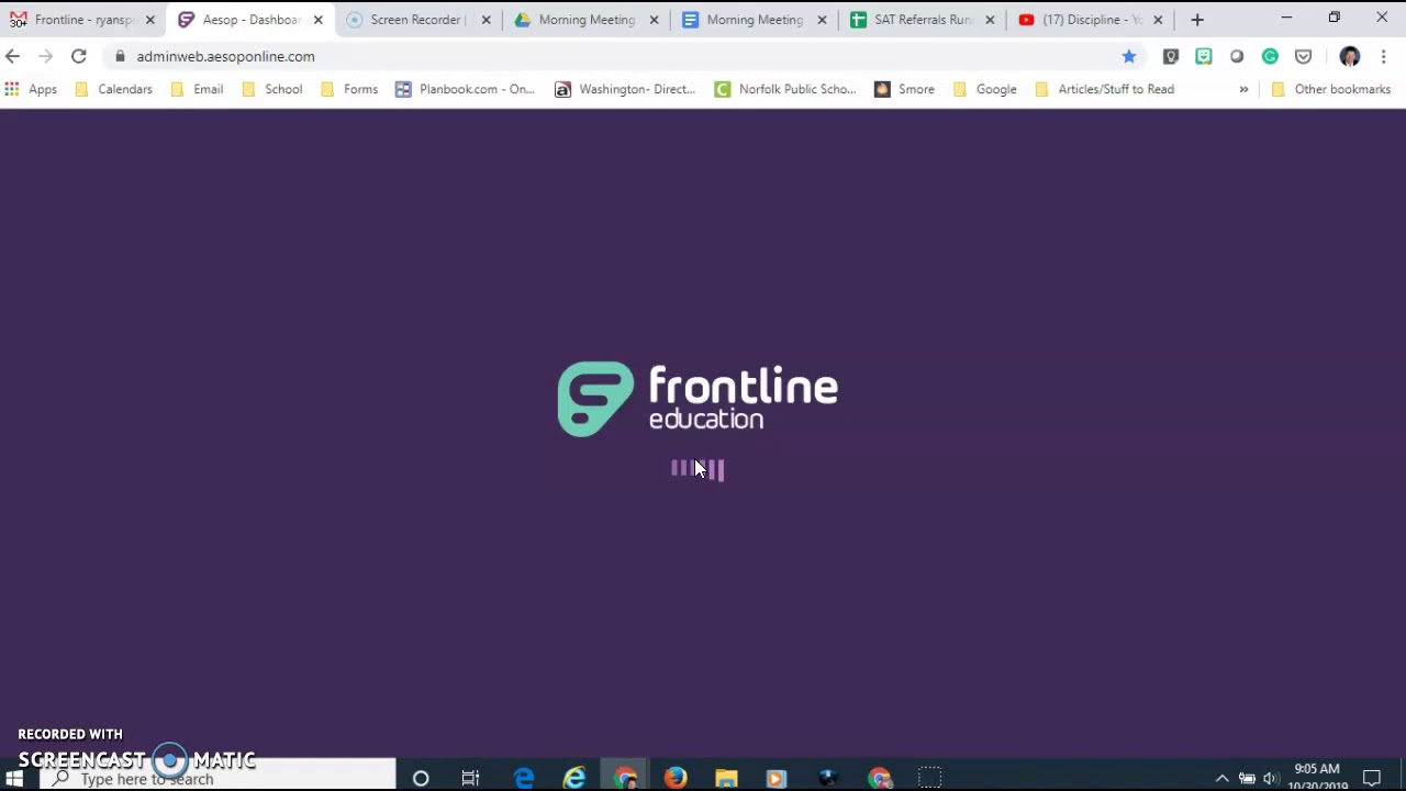 Frontline Sub Service PD - YouTube