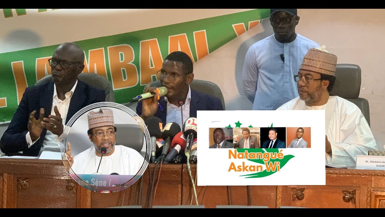 Al Assane Niang ,Porte-parole Coalition Nataangue “Askaan wi “dévoile ...