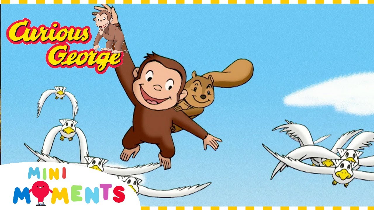 George Flies a Kite! | Curious George | Mini Moments - YouTube