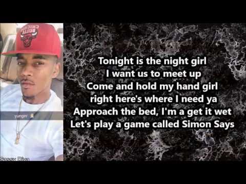 YC Banks Ft B Smyth - Simon Says (Lyrics)