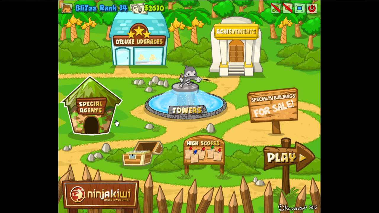 Bloons Tower Defense 5 - BTD5 Deluxe - NEW! Special Agent - Monkey ...