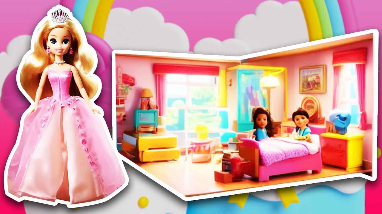 BARBIE MEMBUAT MINIATUR KAMAR TIDUR PINK MINIMALIS | BEFORE AFTER ...