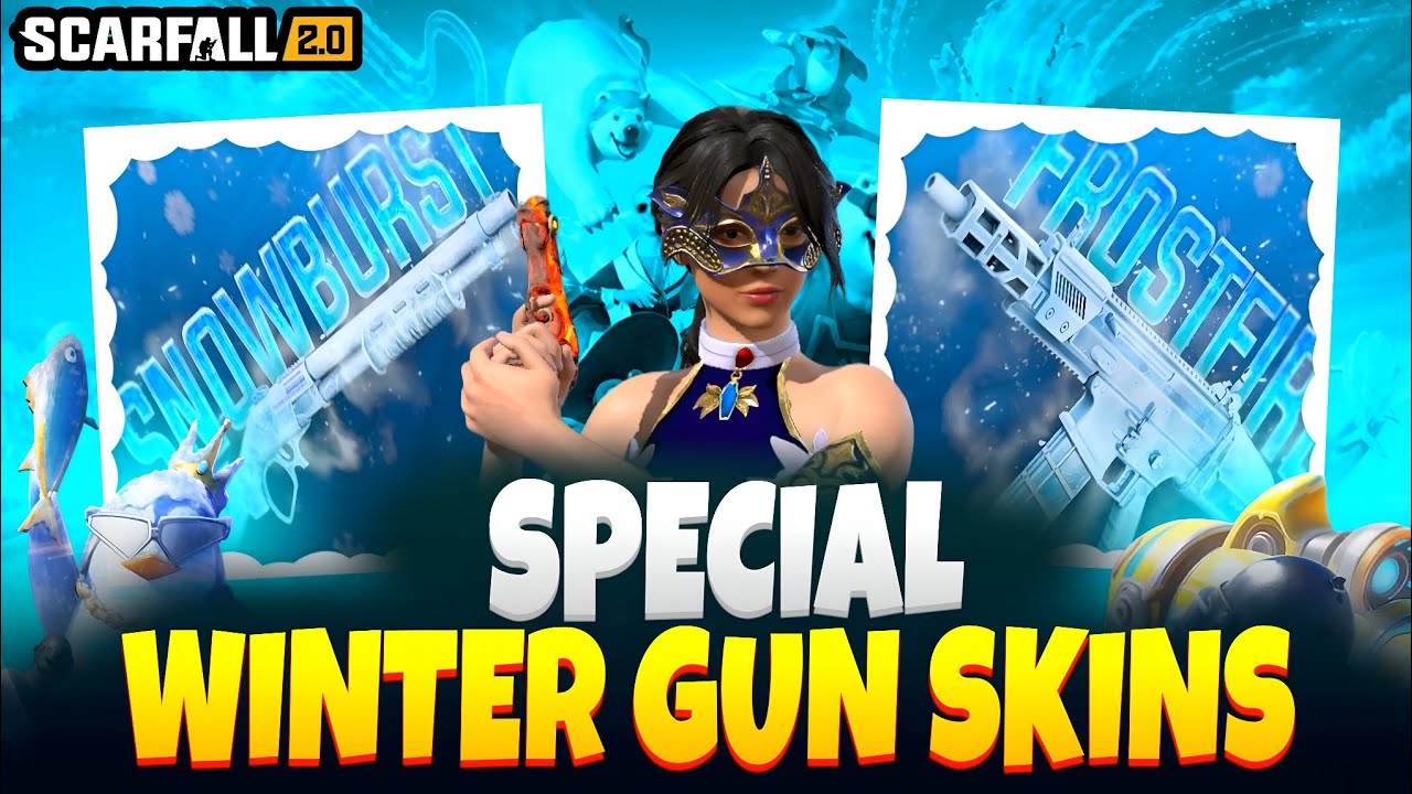 Special 😱Winter gun skins by Scarfall 2.0 - YouTube