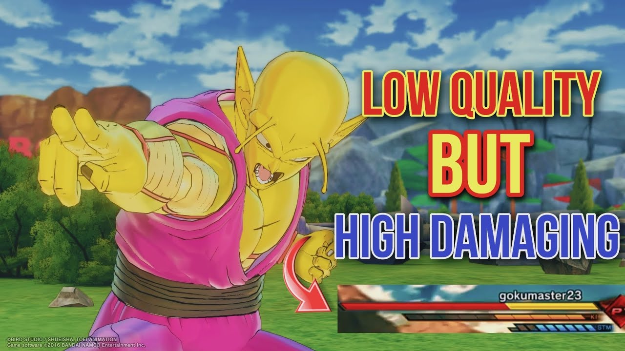 YELLOW PICCOLO TAKES NO EFFORT TO USE IN: DRAGON BALL XENOVERSE 2 - YouTube