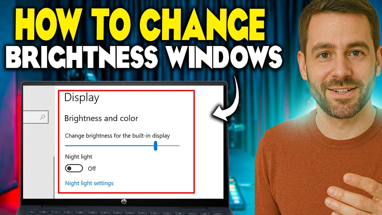 How To Change Brightness on Windows 11 PC - YouTube