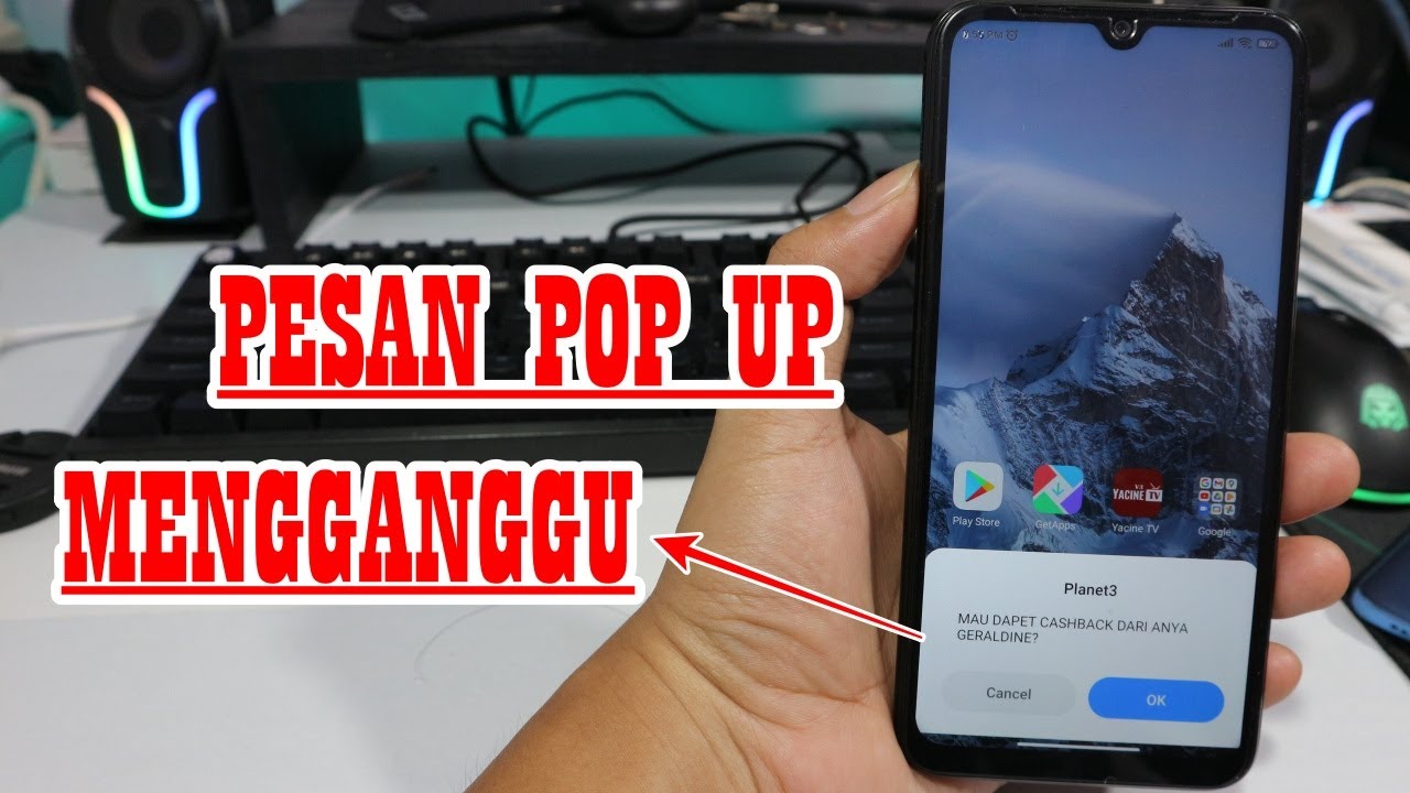Cara Menghilangkan Mematikan Pesan POP UP SMS Promo Yang Mengganggu ...