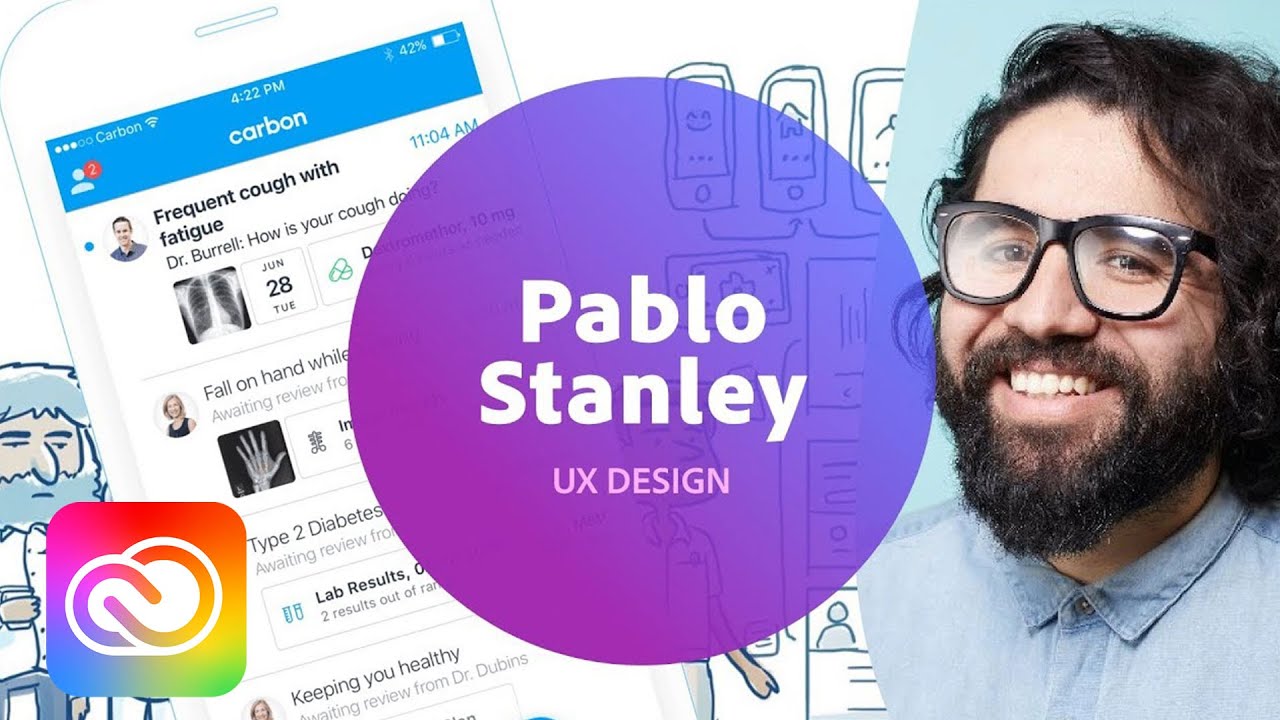 Live UI/UX Design Pablo Stanley - 1 of 3 | Adobe Creative Cloud - YouTube