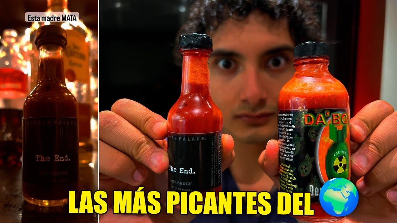 Pruebo Las SALSAS MÁS PICANTES del MUNDO 🌶️🥵 - YouTube