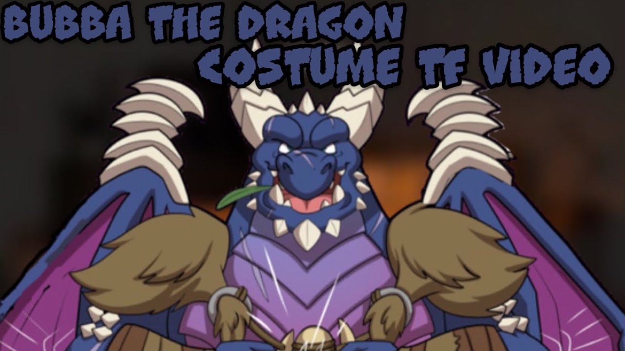 DRAGON TF VIDEO 🐲 || BUBBA THE DRAGON COSTUME TF VIDEO || AUDIO ASMR ...