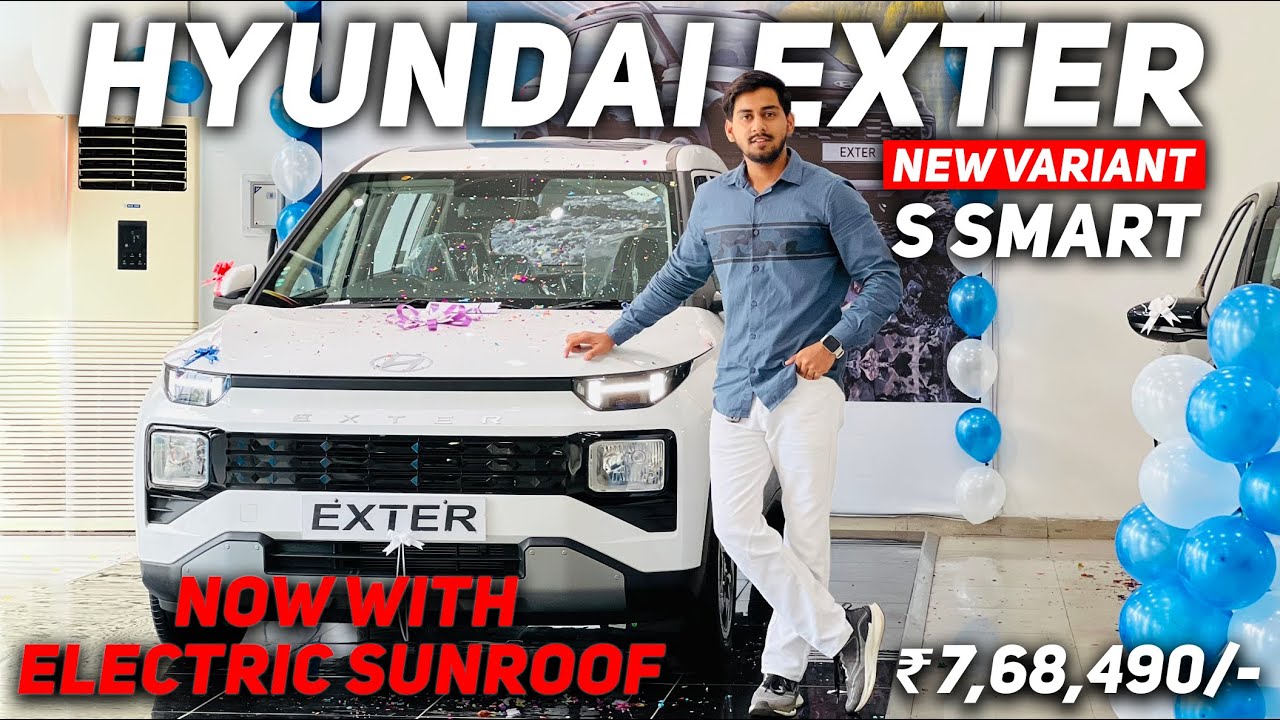 2025 Hyundai Exter S Smart Variant | Sunroof Added! Full Walkaround ...