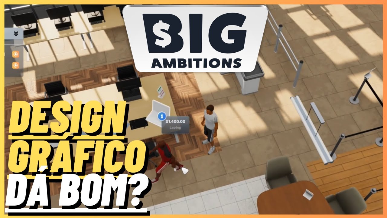 DESIGN GRÁFICO É O NOVO PLANO! Big Ambitions #11 TEMP 2 - YouTube