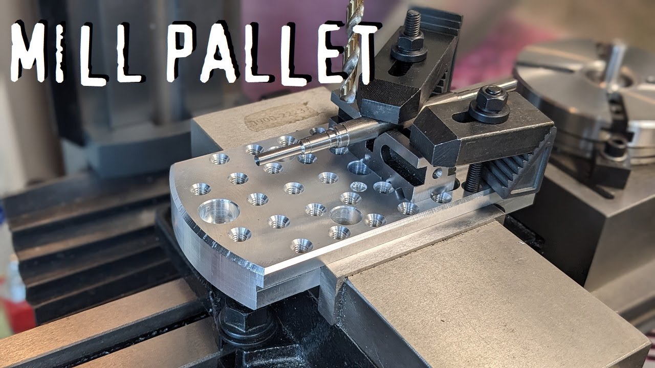 Making a Small Mill Pallet for the Rotary Table and Vise - YouTube