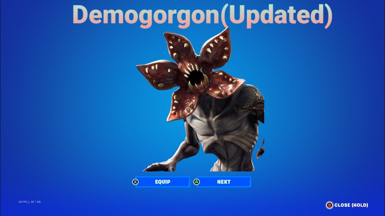 Demogorgon(Updated) Skin Combo | Fortnite - YouTube