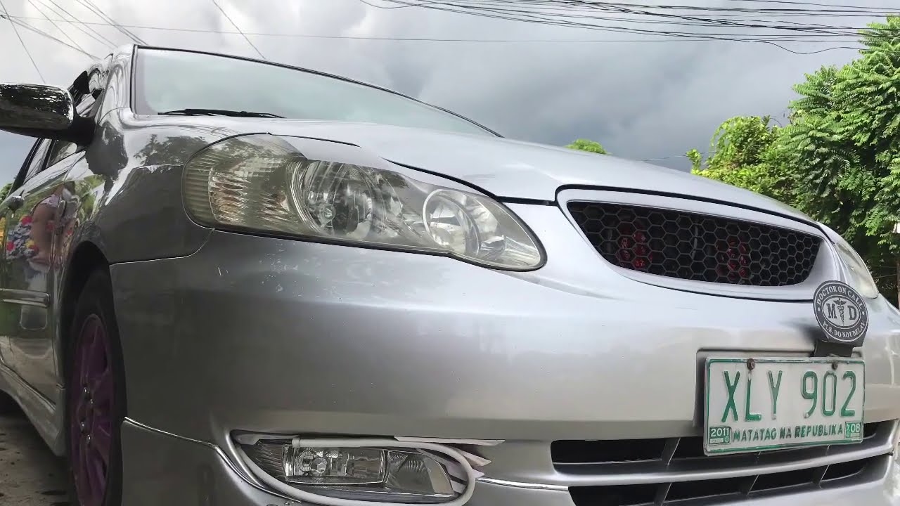9th gen toyota corolla altis honeycomb mesh grill repaint - YouTube