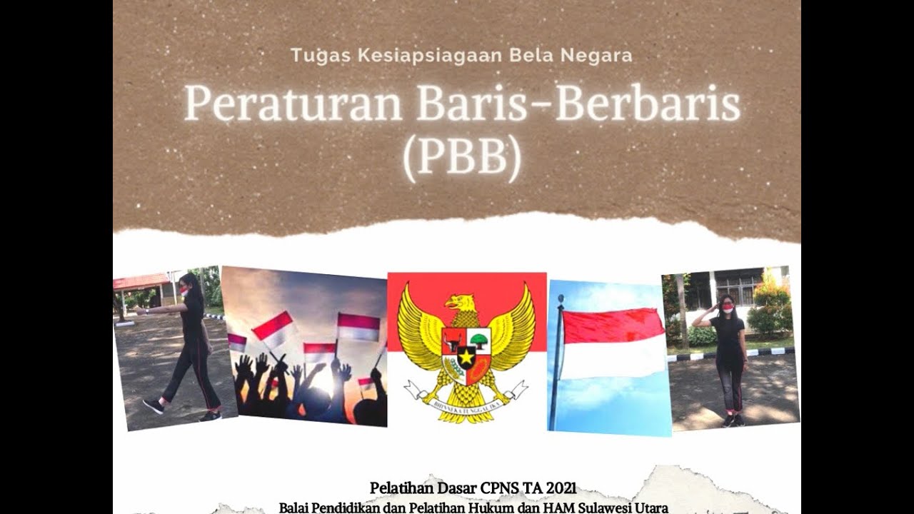Peraturan Baris Berbaris (PBB) | Latsar CPNS Kemenkumham Tahun 2021 ...