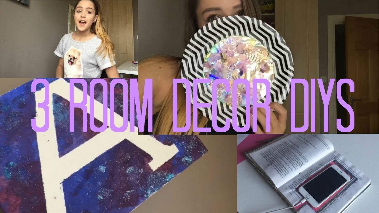 3 ROOM DECOR DIYS ♡ Anna Lenkovska - YouTube