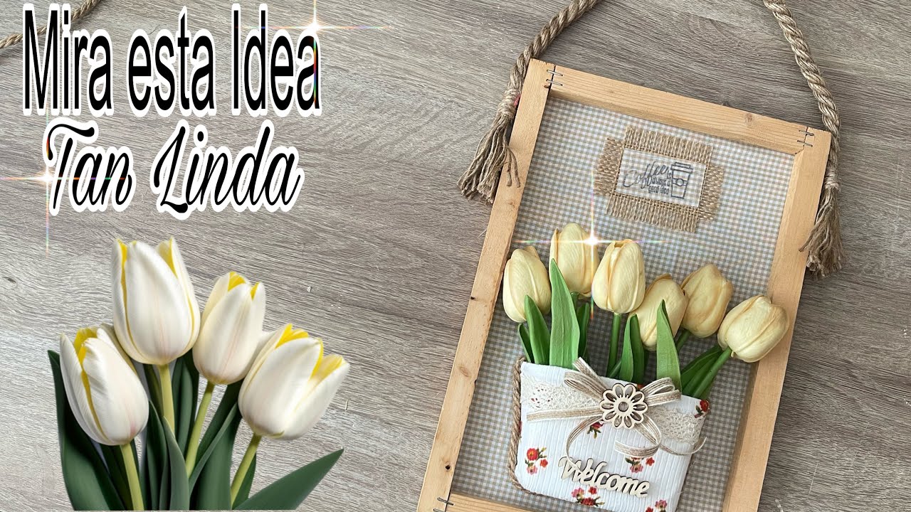 Hermosa Manualidad fácil de hacer 😍 mira la que puedes hacer con esto ...