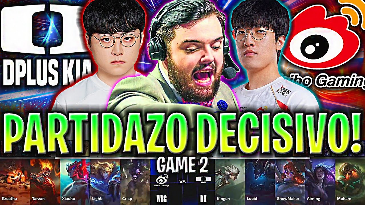 IBAI CASTEA LA PARTIDA DECISIVA DE DK! - DK vs WBG Game 2 WORLDS SWISS STAGE 2024 IBAI ESPAÑOL ...