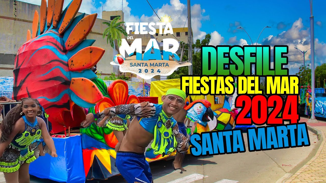 Desfile folclórico fiestas del mar 2024 Santa Marta - Completo sin ...