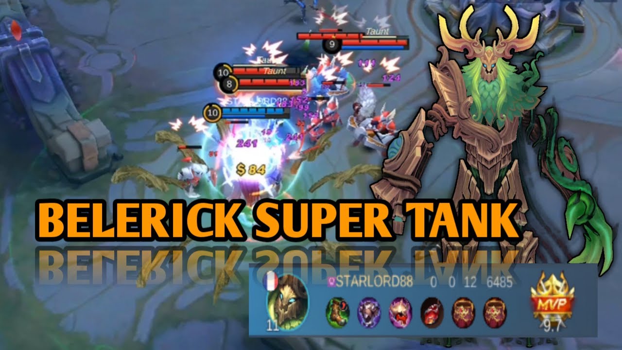 BELERICK EMBLEM AND ITEM BUILD/SUPER TANKY/BELERICKGAMEPLAY/SKILL AND ...