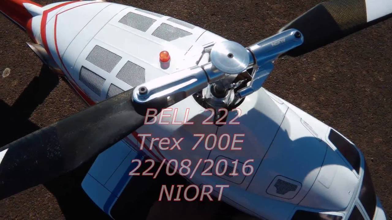 Bell 222 trex 700E - YouTube