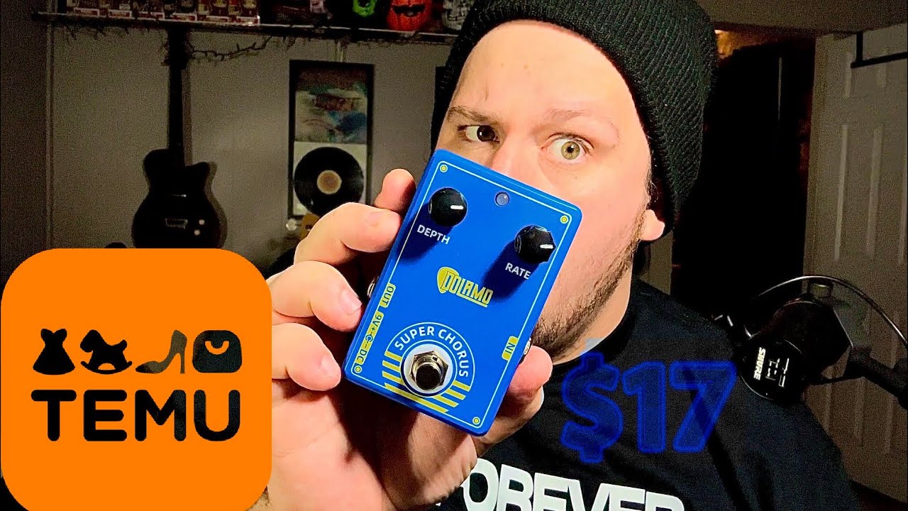 Cheapest Chorus Pedal on TEMU (Dolamo - Super Chorus) - YouTube