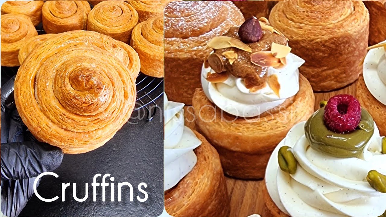 Cruffins ou croissants roulés maison - YouTube