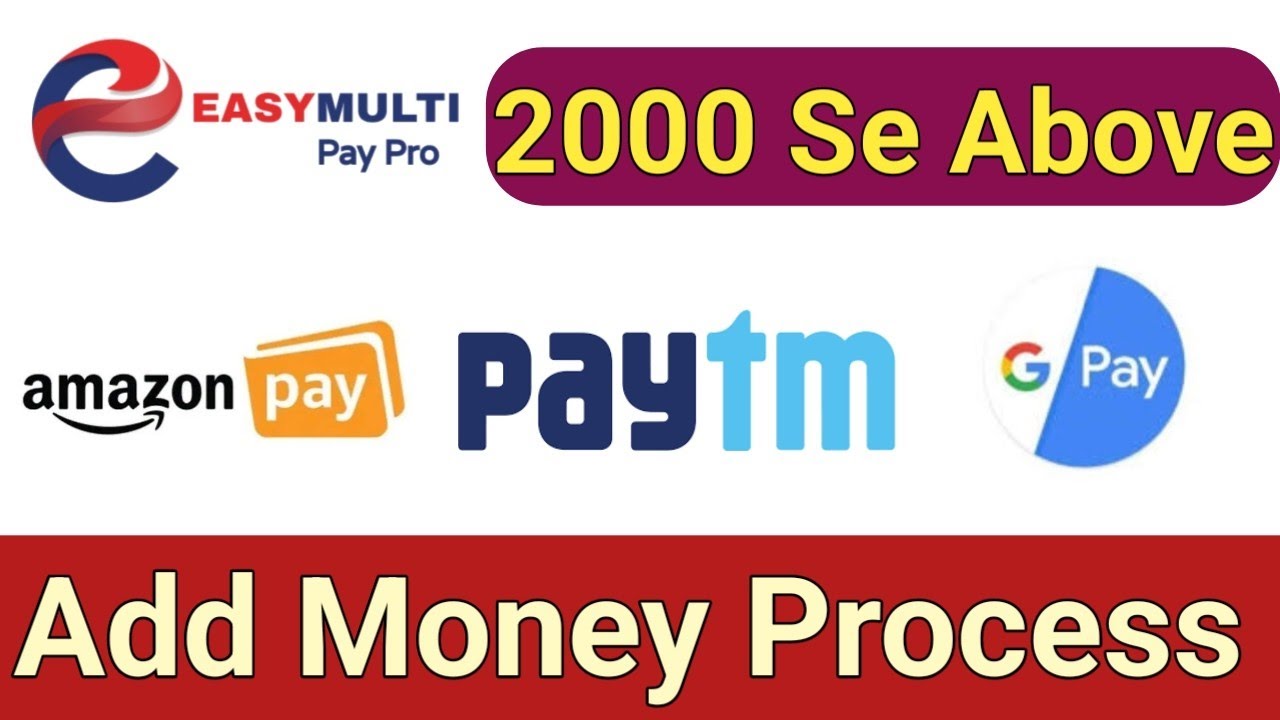 Easy Multi Pay Pro Add Money Process।Best Recharge And Bill Payment Id ...