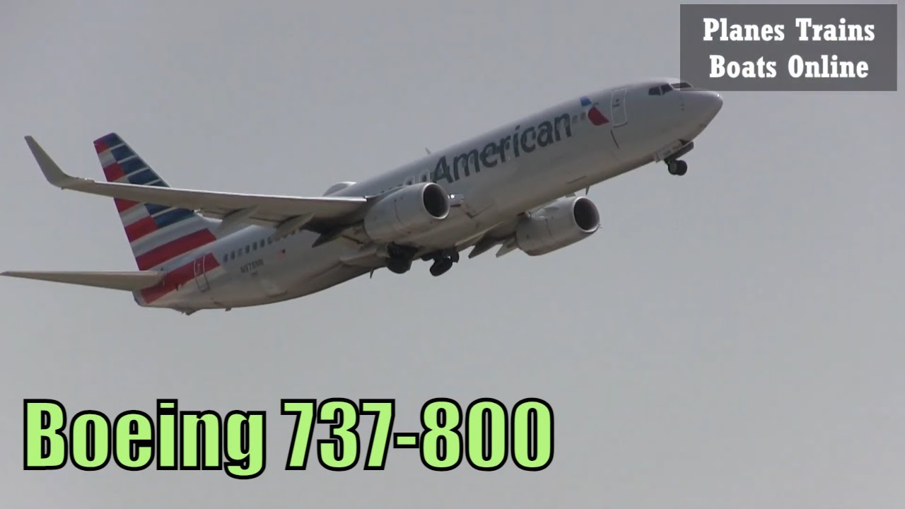American Airlines Boeing 737-800 N978NN Airplane Taking Off In Detroit ...