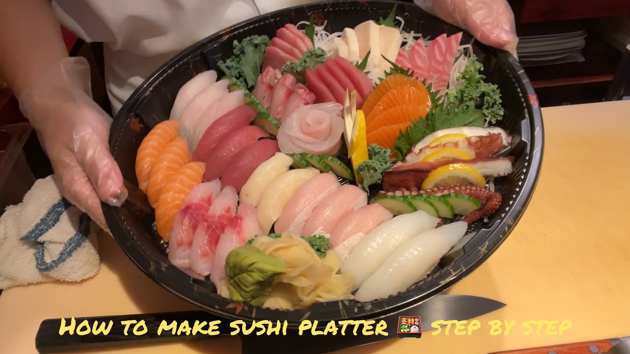 Sushi platter(Step by step) - YouTube