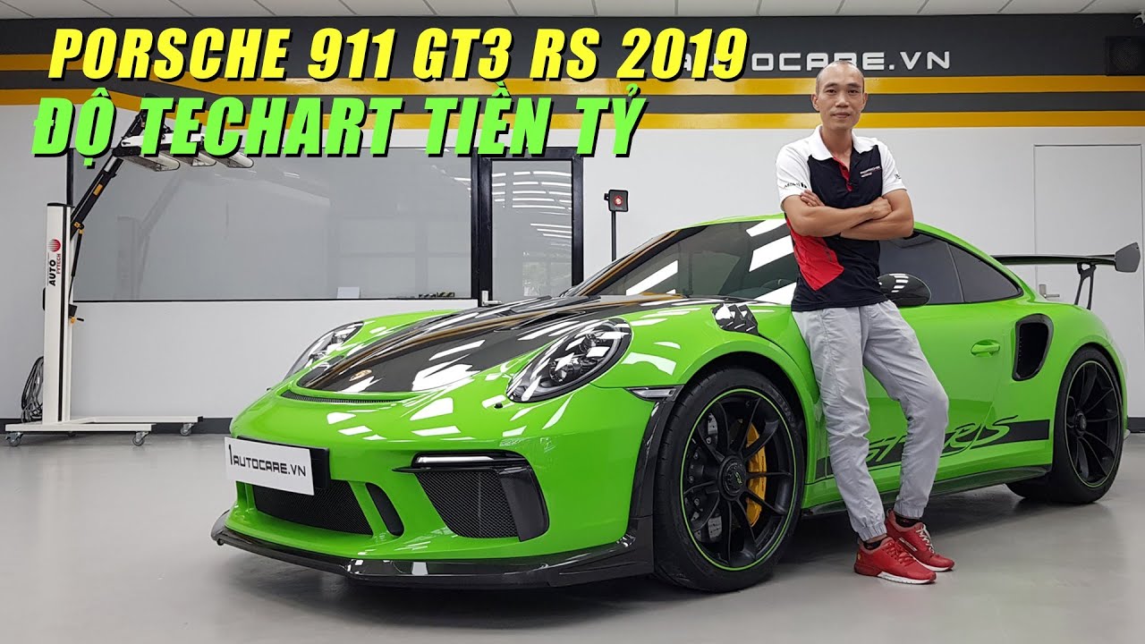 Siêu phẩm Porsche 911 GT3 RS 2019 độ gói TECHART Carbon tiền tỷ của đại ...
