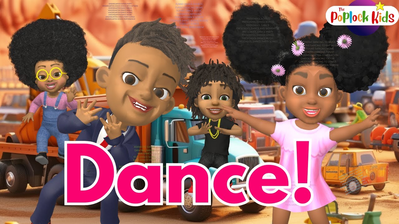 Kindergarten Dance Songs | Animated Kids Dancing | Dancing Cartoons ...
