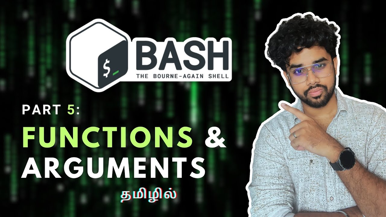 Shell Scripting Functions Variables Debugging In Tamil Linux Part 3009