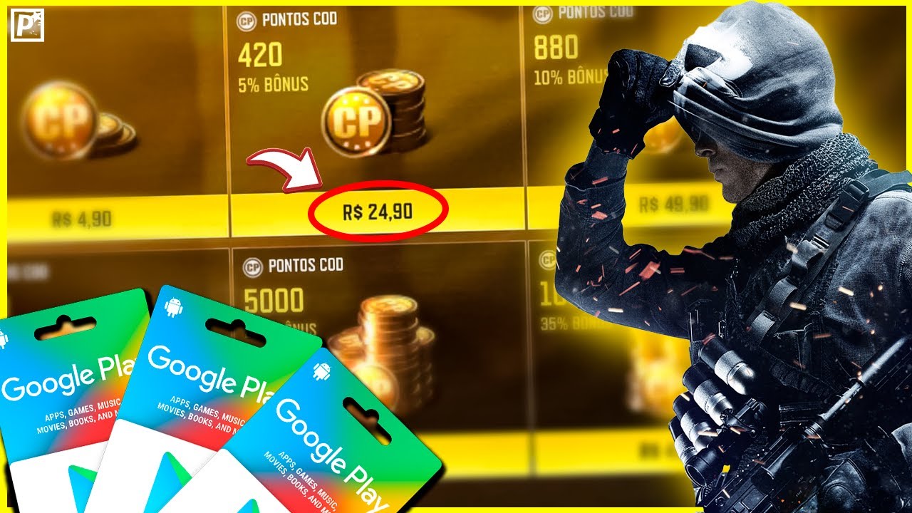 COMO COMPRAR COD POINT PARA O CALL OF DUTY MOBILE!! PASSO A PASSO - YouTube