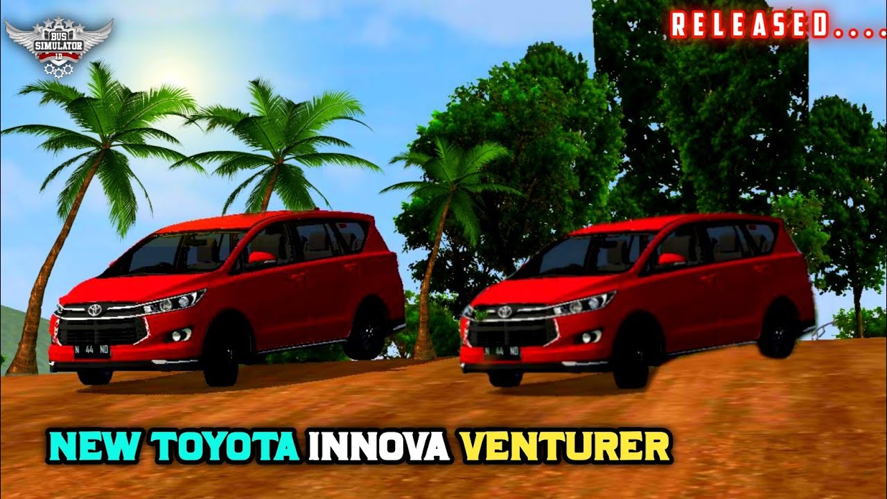 🔴New Toyota Innova Venturer car mod for bussid | bussid New car mod ...