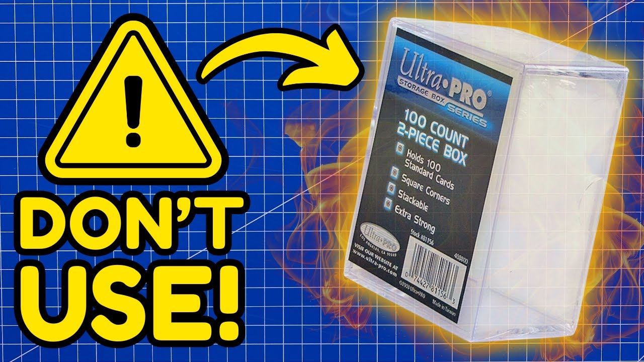 📇 Ultra Pro 100 Count 2-Piece Box 😱 Sleeved Cards STUCK?! - YouTube