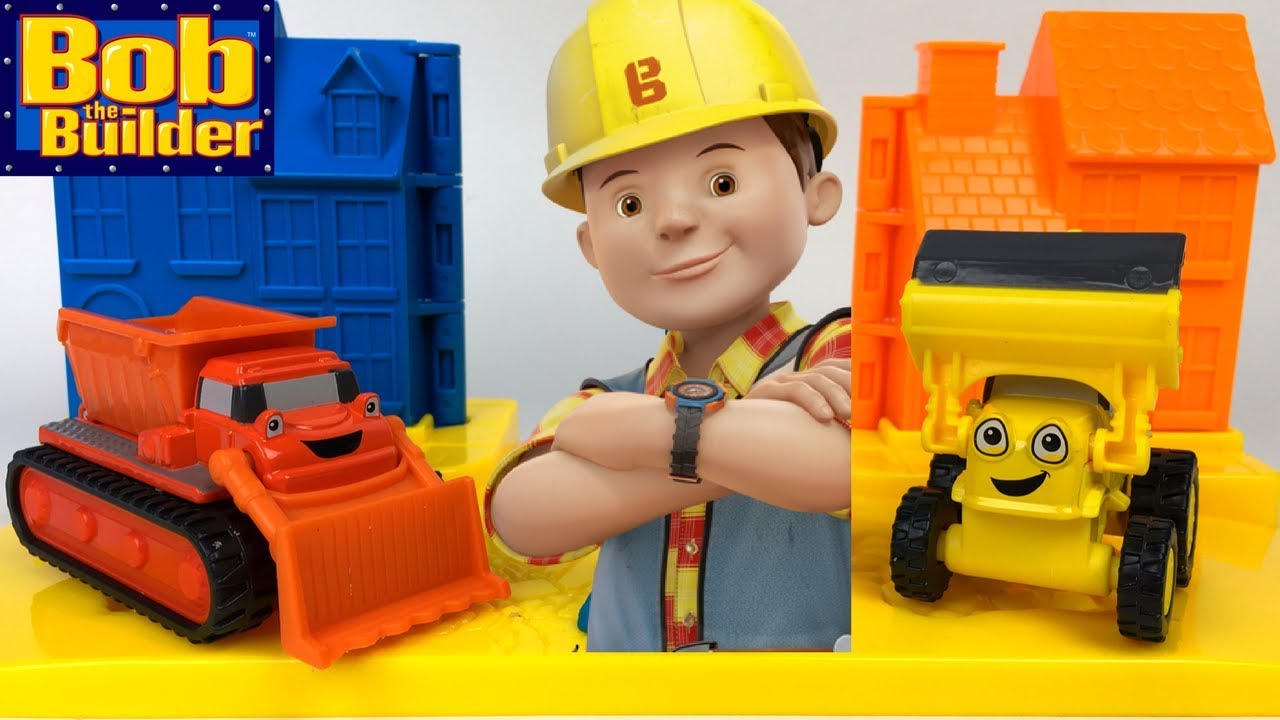 BOB THE BUILDER STORY - DIZZY MUCK AND SCOOP WANT TO SURPRISE BOB WITH ...