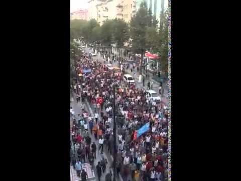 Malatya Da Şehitlerimiz İçin Yapılan Yürüyüş