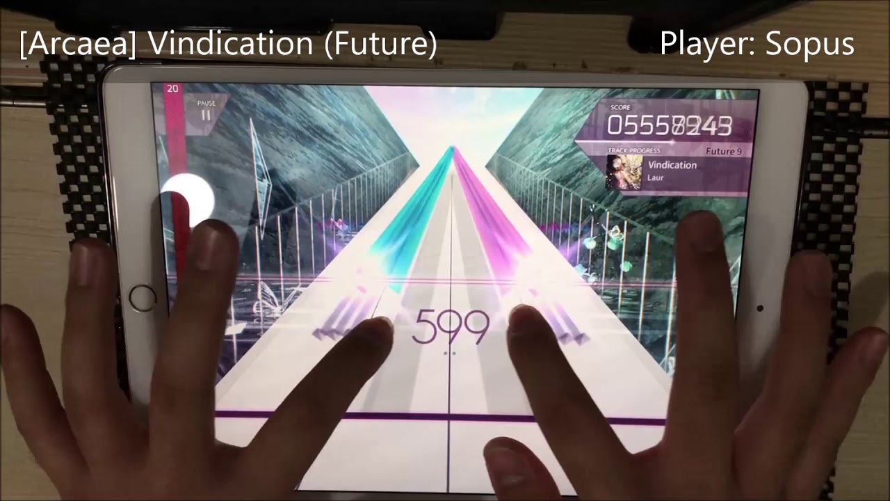 [Arcaea] Vindication (Future) - PM 10001043pts (Rank EX) - YouTube