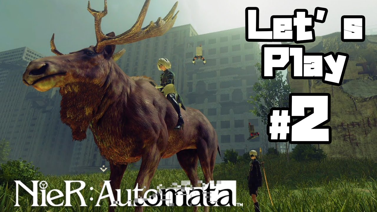 Let's Play NieR: Automata - THE OPEN WORLD! | Gameplay PART 2 - YouTube
