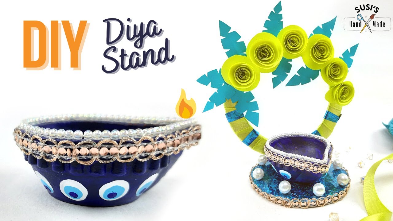 how to make diwali diya craft / diwali diya decoration idea / diwali ...