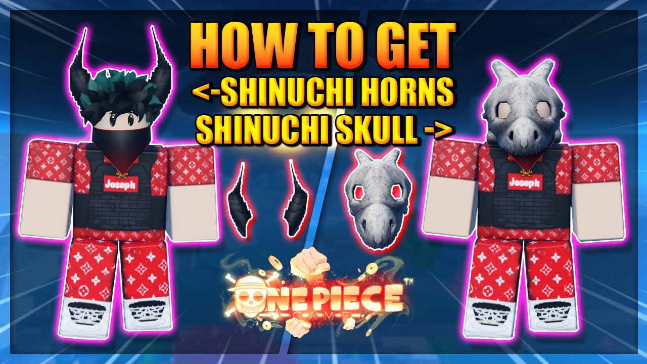 Shinuchi Skull and Shinuchi Horns Showcase and How To Get Them in A One ...