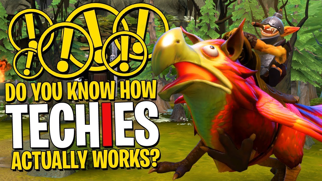 Do People Know How Techies Works? - DotA 2 Funny Moments - YouTube
