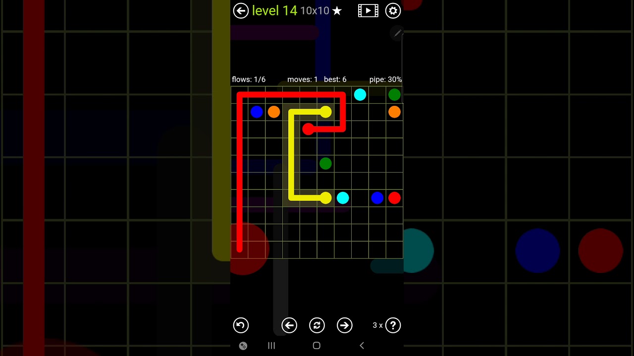 How To Solve Flow Free Extreme Pack Level 14 10x10 Harder Board Walk ...